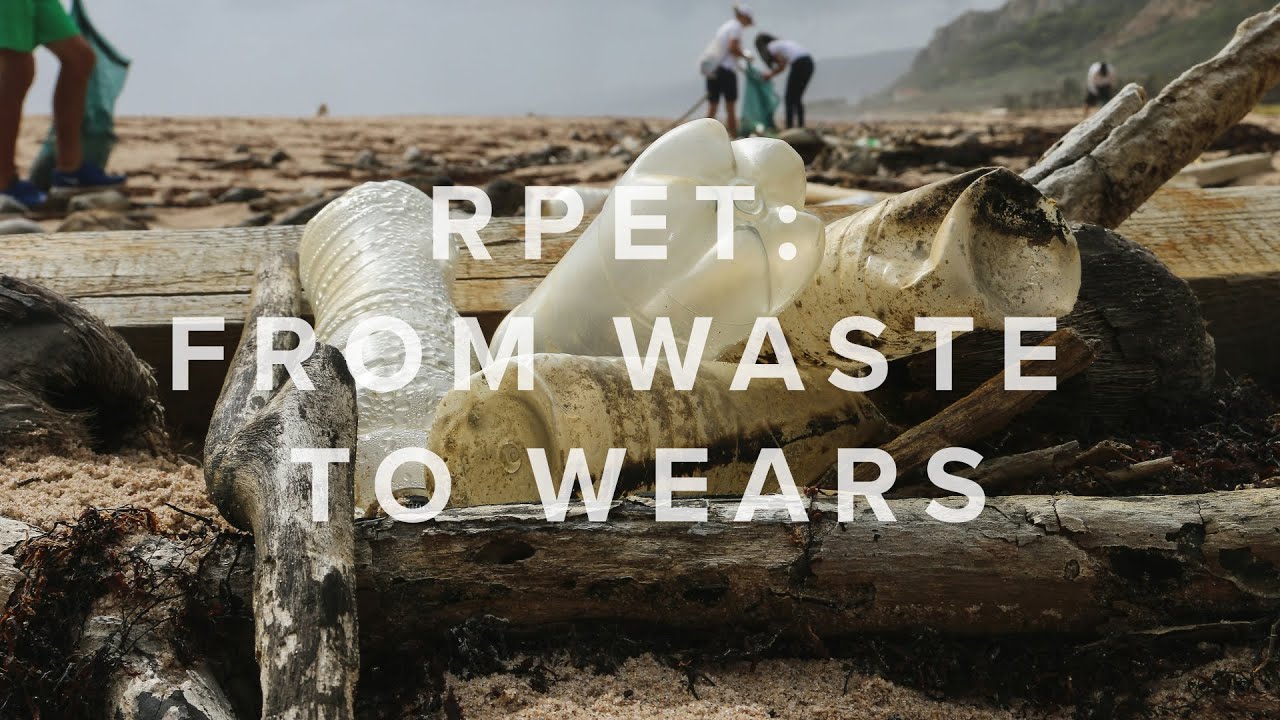 How plastic waste is recycled into fabric - YouTube