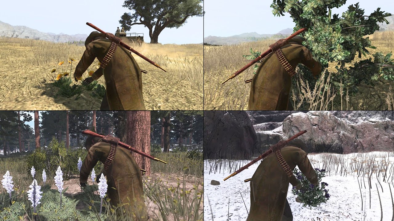 Red Dead Redemption - All Plants Showcase (A-Z) - YouTube