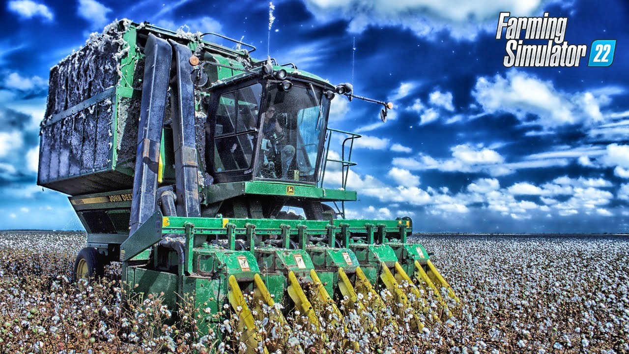 MASSIVE CHALLENGE || COTTON HARVEST || #fs22 #fs22timelapse - YouTube