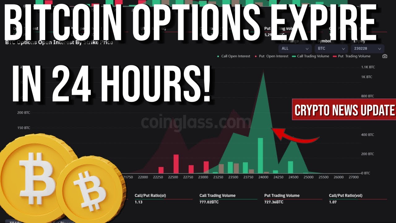 Bitcoin Options Expire In 24 Hours! Pump Incoming? | Crypto News Update ...