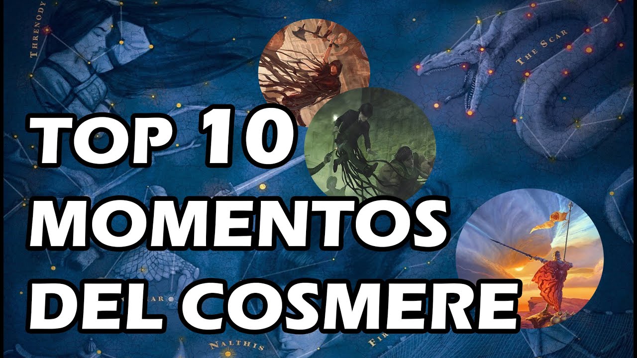 Top 10 MEJORES momentos del COSMERE de Brandon Sanderson - YouTube
