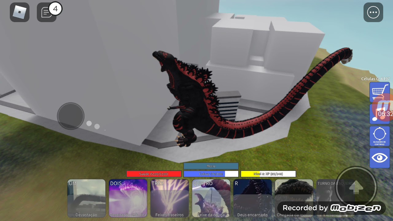 Roblox:Kaiju Universe jogando com o novo remake do Shin Godzilla - YouTube