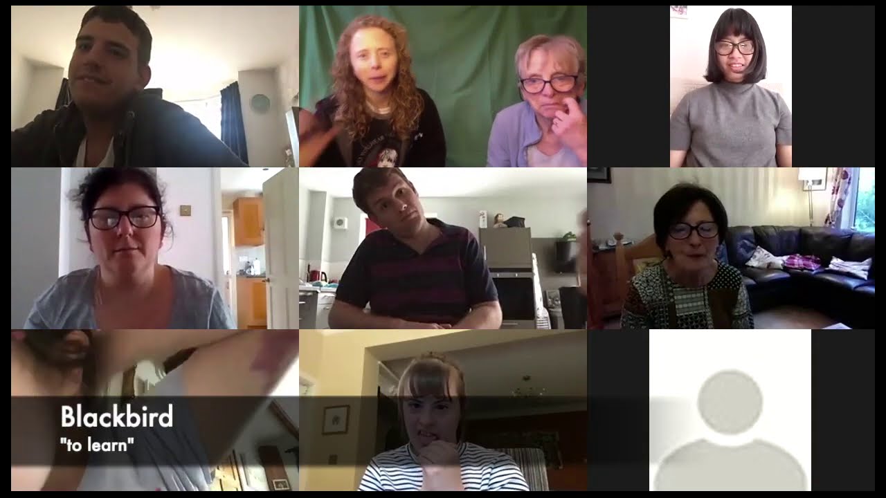 Blackbird with Makaton signing - YouTube