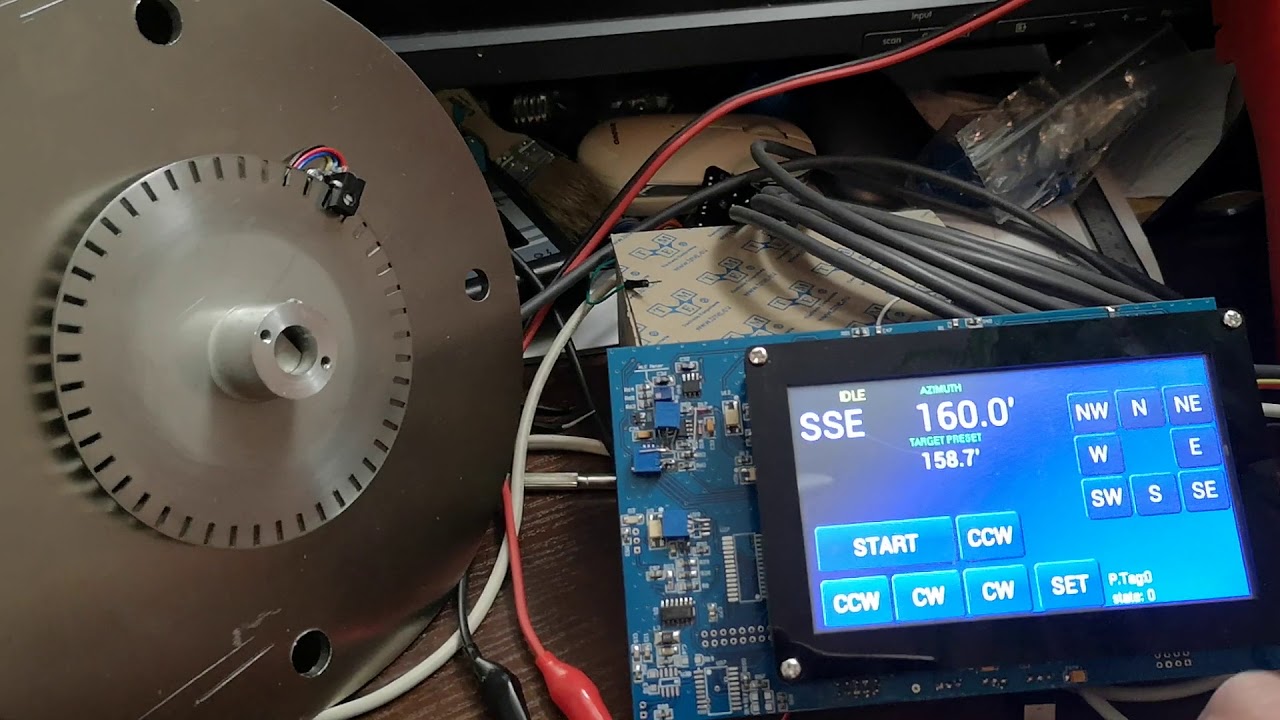 Rotator controller software updated - YouTube