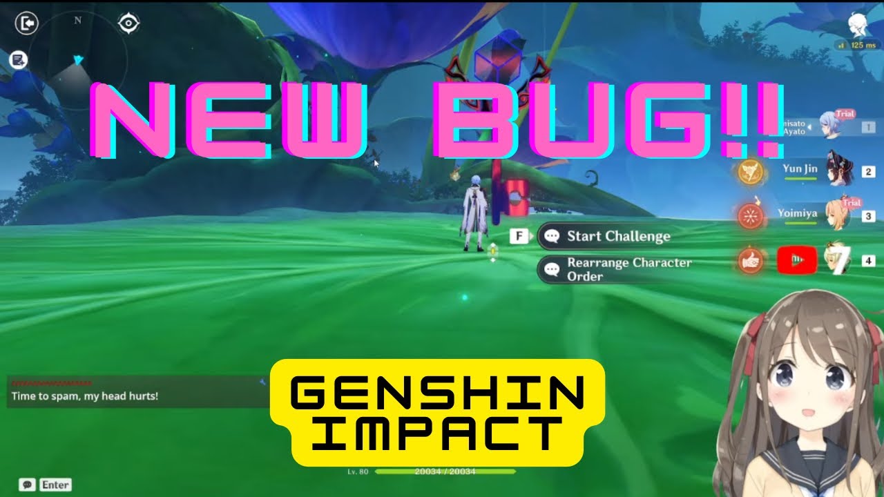 GENSHIN IMPACT NEW BUG!!! - YouTube