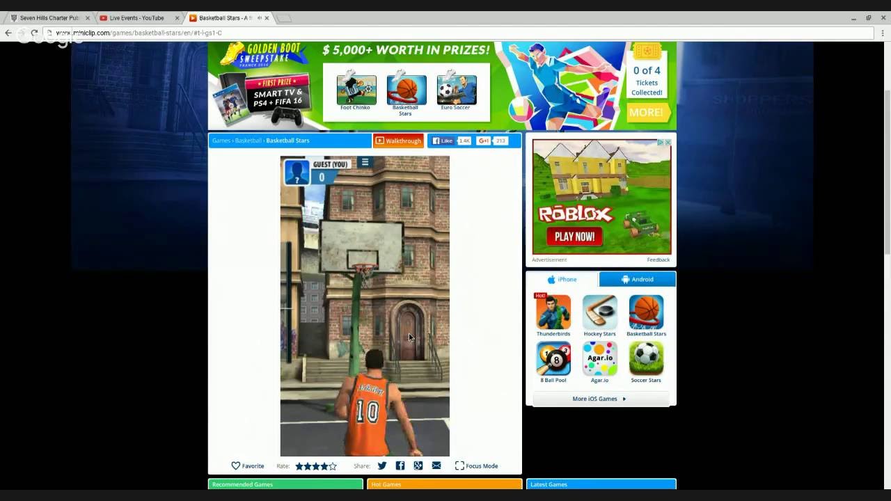 Basketball stars by miniclip - YouTube