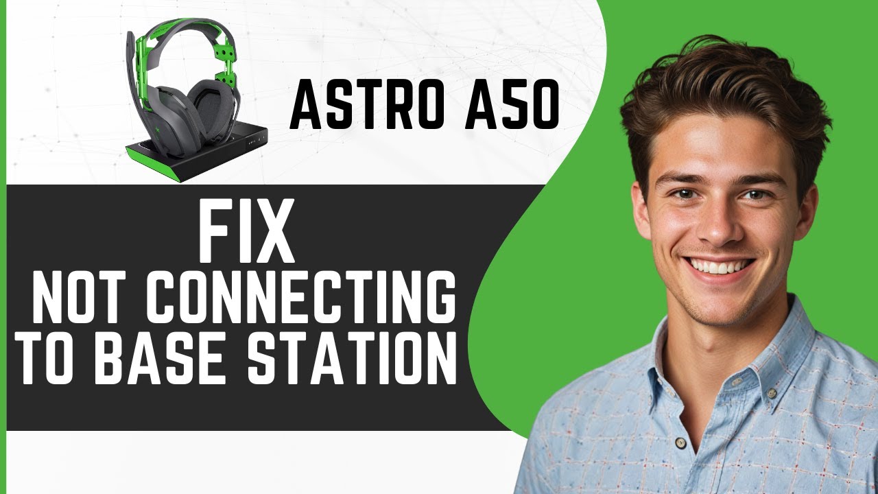 How To Fix Astro A50 Not Connecting To Base Station - YouTube