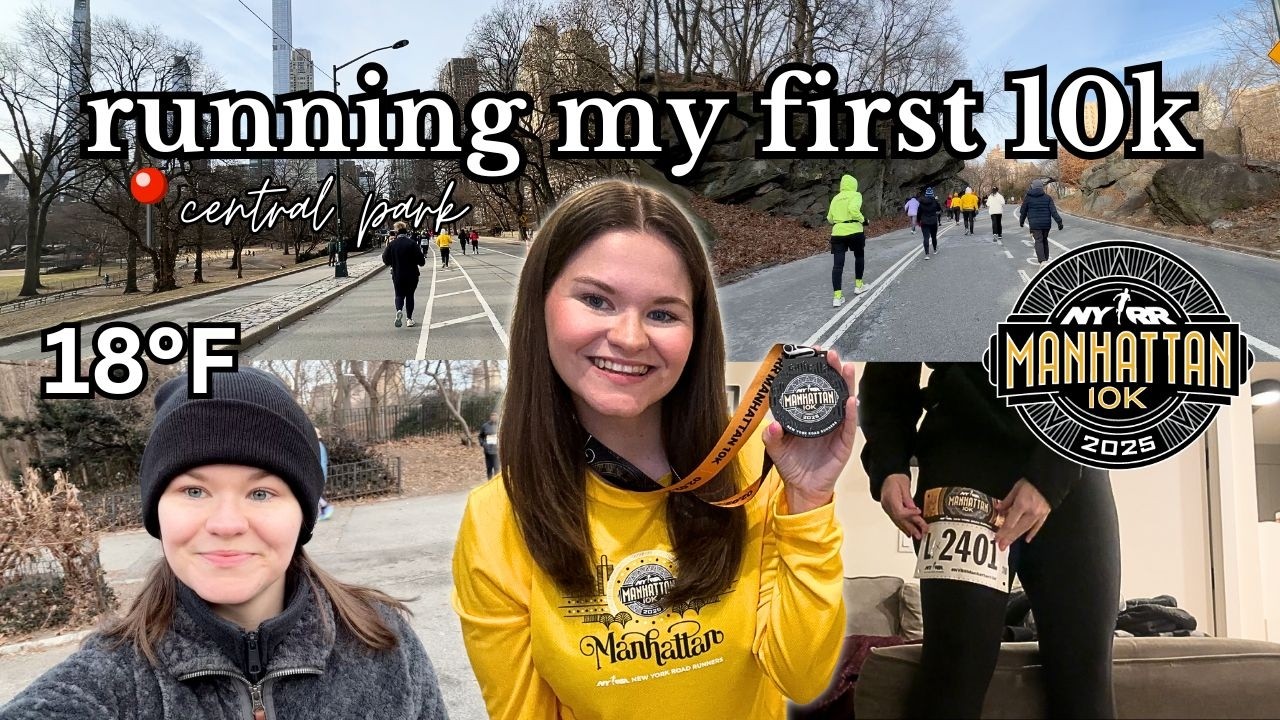 Running My First 10K Race (in 18 degree weather!) - YouTube