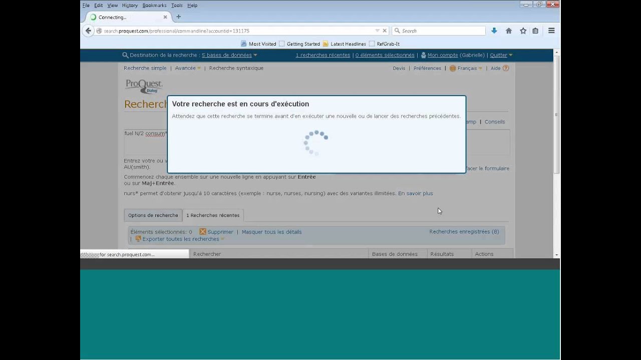 ProQuest Dialog La recherche syntaxique - YouTube