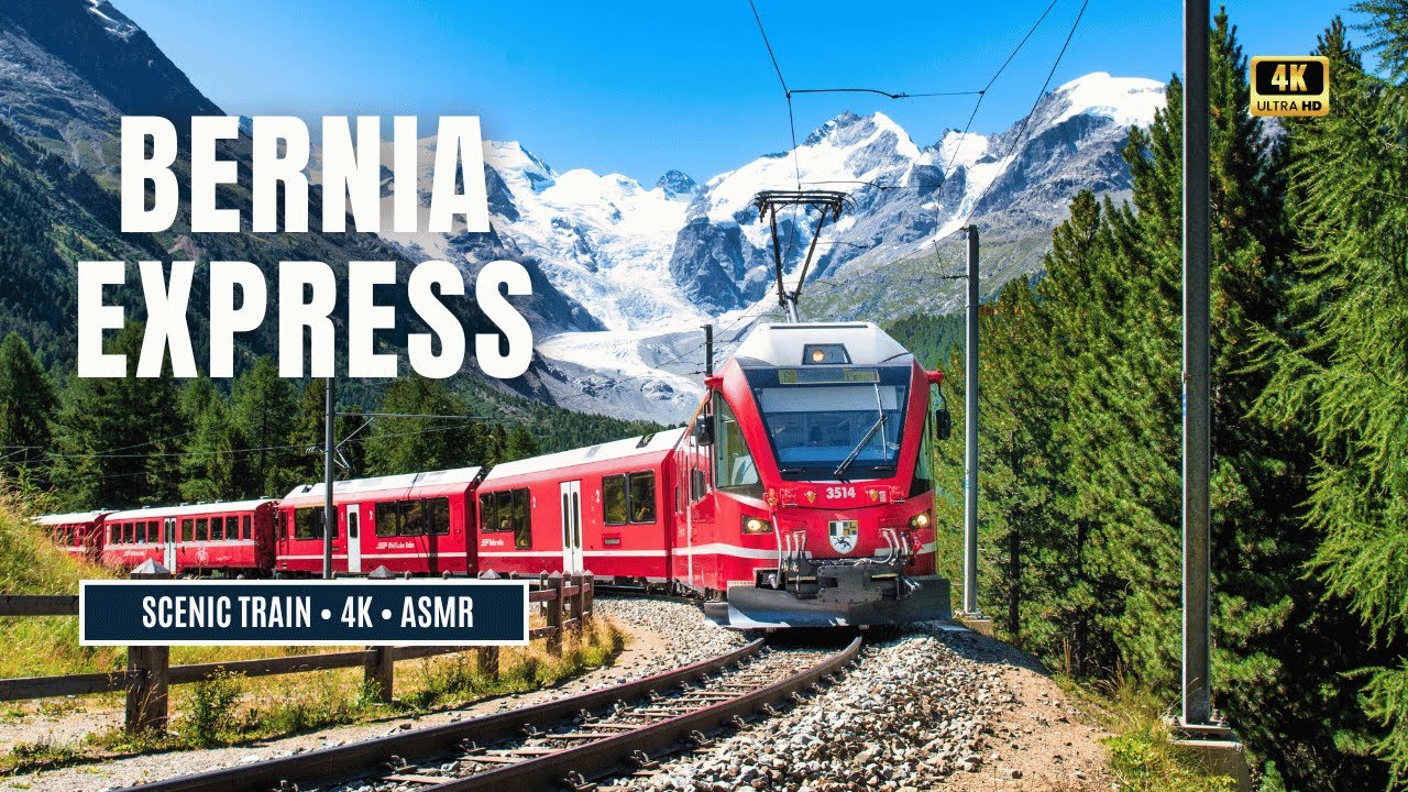 Bernina Express 4K 🇨🇭 Most Beautiful Train Ride from Italy to ...