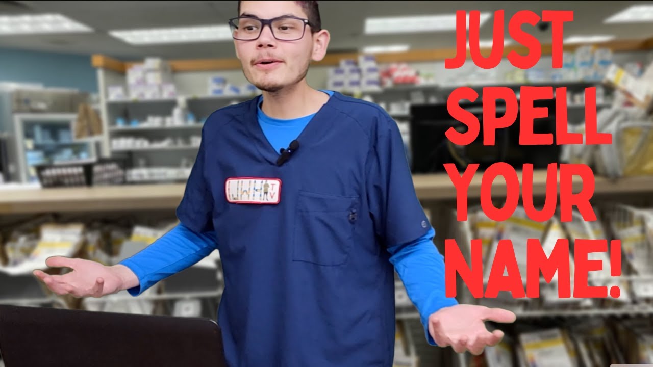 When rude customers won't tell you how to spell their name - YouTube