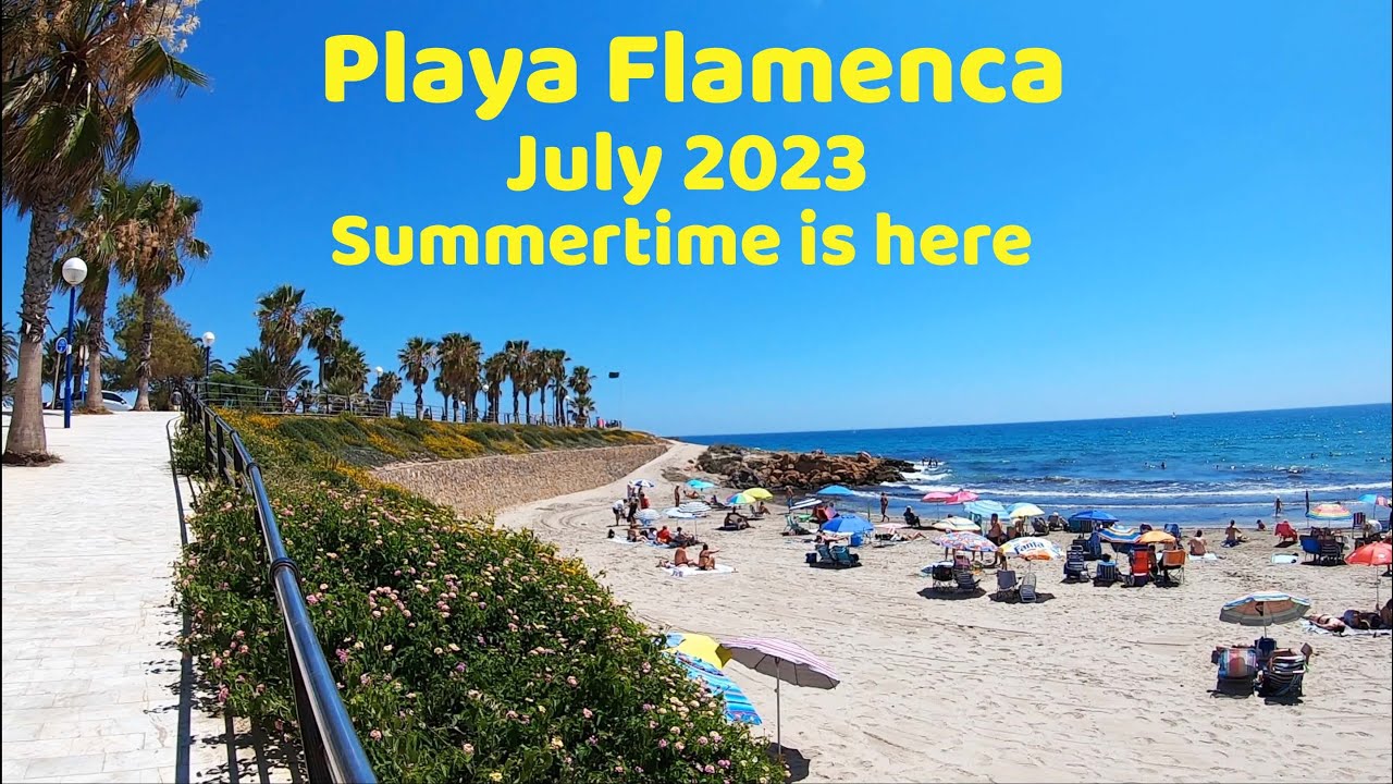 Playa Flamenca, Orihuela Costa, Costa Blanca, Spain⎮Sunday Promenade ...