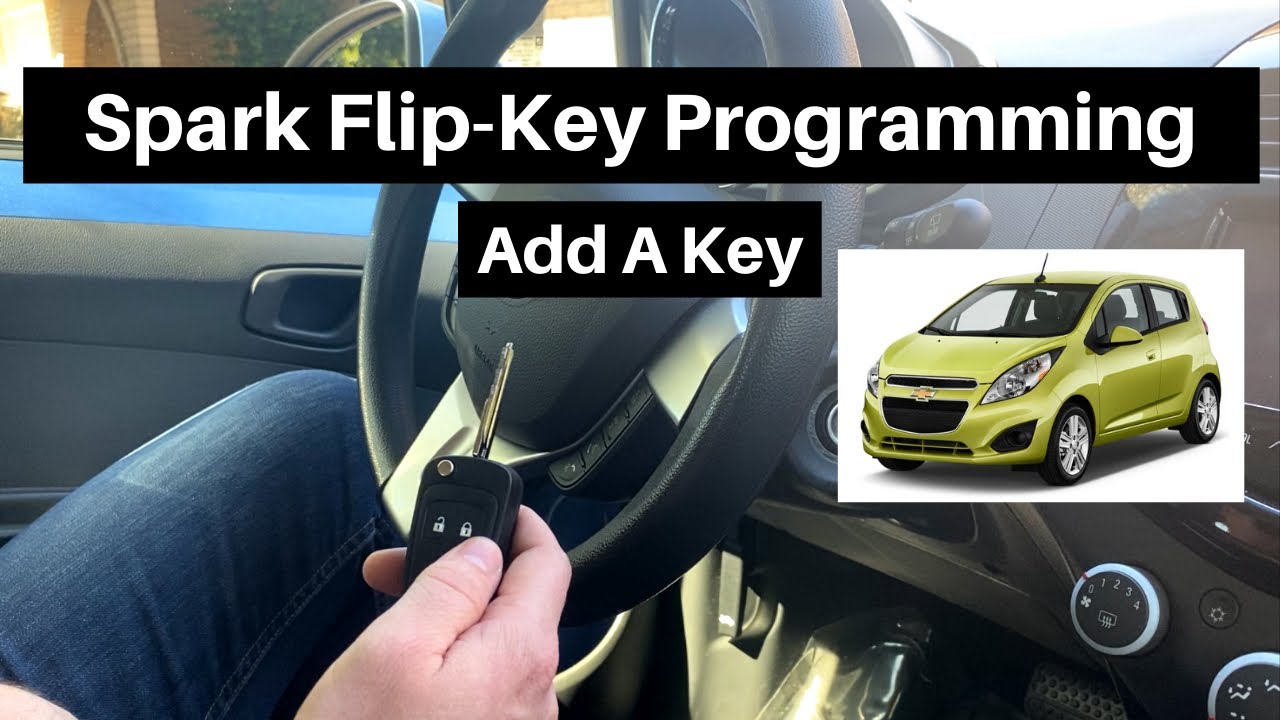 How To Program A Chevy Spark Flip Key Remote Fob 2013 - 2016 DIY ...