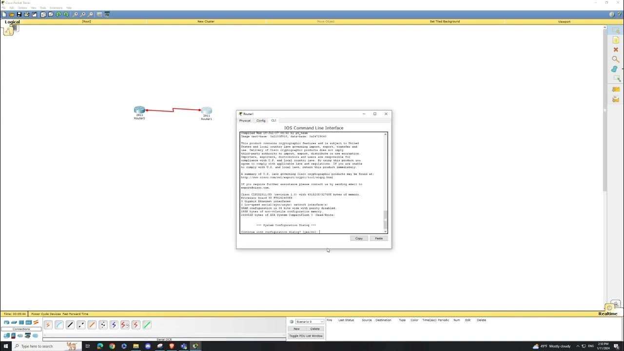 شرح مبادئ الشبكات: Router Configuration/Privileged Mode ! - YouTube