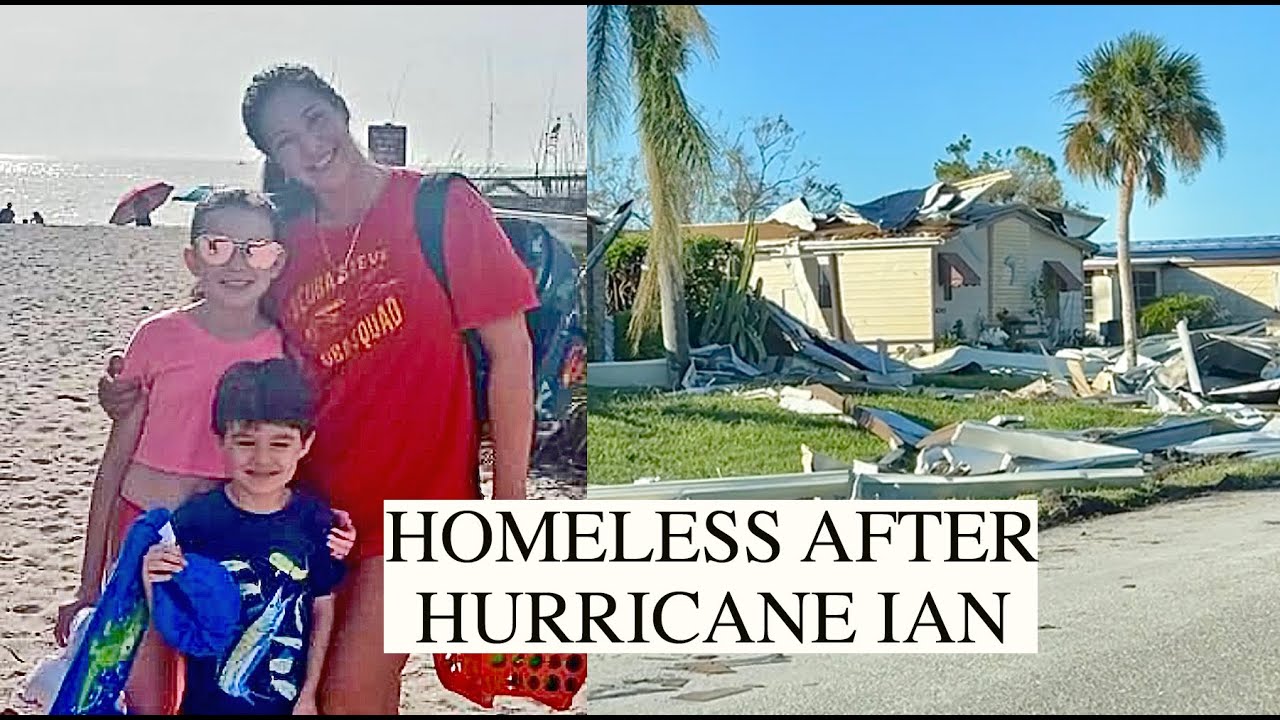 HOMELESS AFTER HURRICANE IAN - Single Mom and Her Children - YouTube