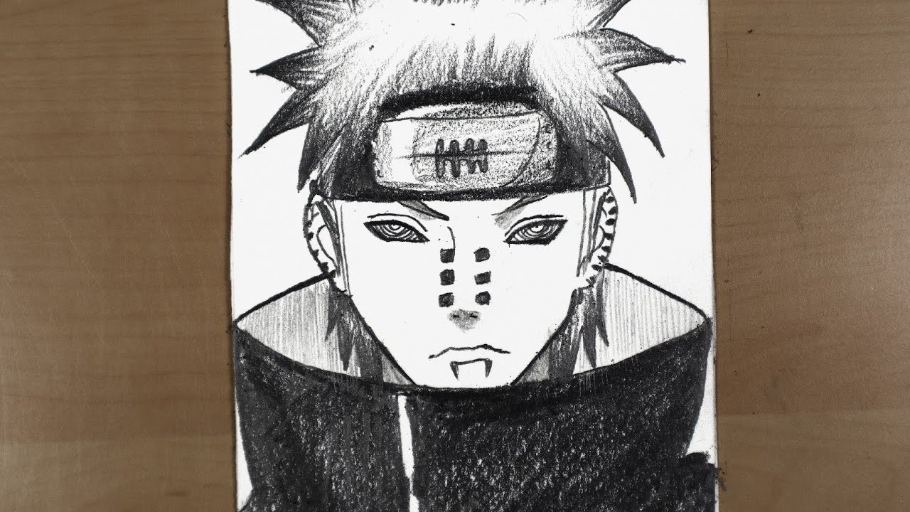 How to Draw Pain step by step | Naruto! - YouTube