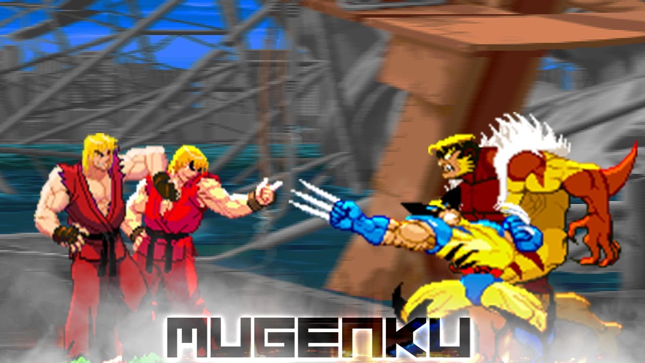 Daigo Ken & Master Ken vs Wolverine & Sabretooth MUGEN Multiverse Tag ...