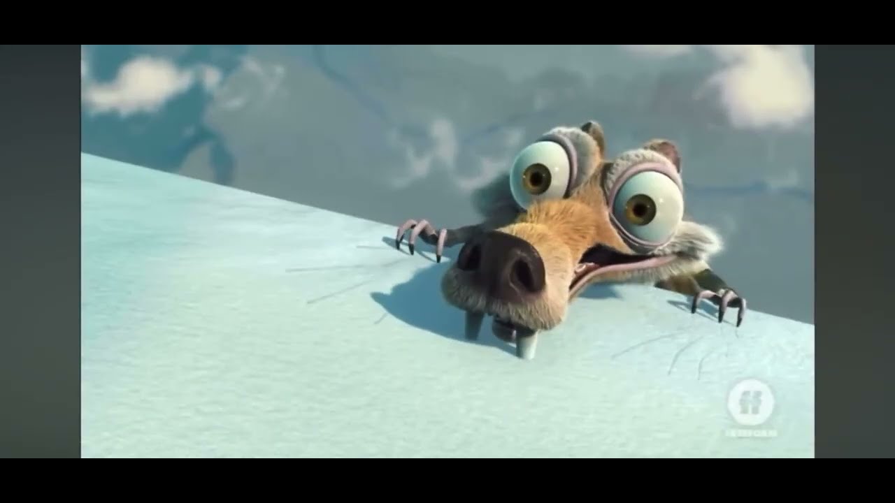 Ice Age The Meltdown 2006 Scrat’s Got Stuck in The Tongue 😛 👅 On ...