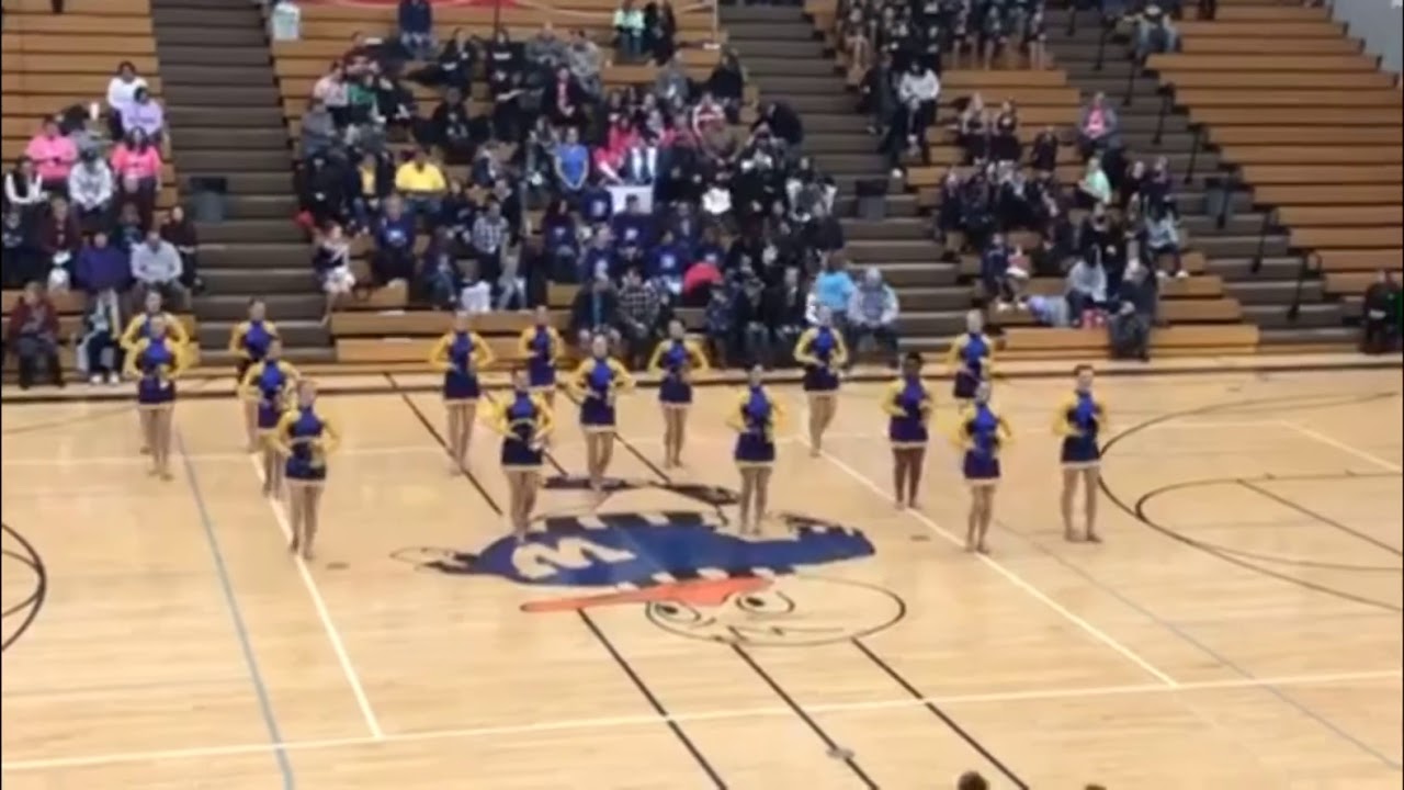 2019 Madison West Dance Team - D1 Pom - YouTube