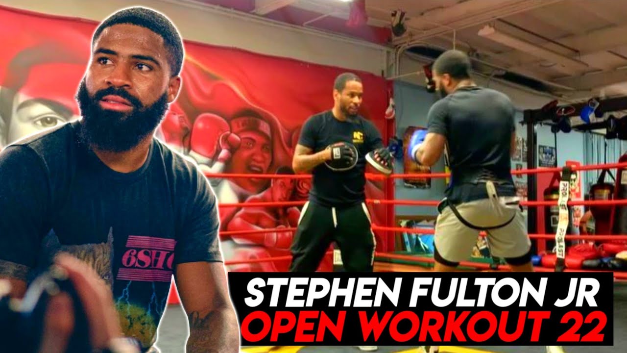 Stephen Fulton JR OPEN WORKOUT For Nayoe Inoue - YouTube