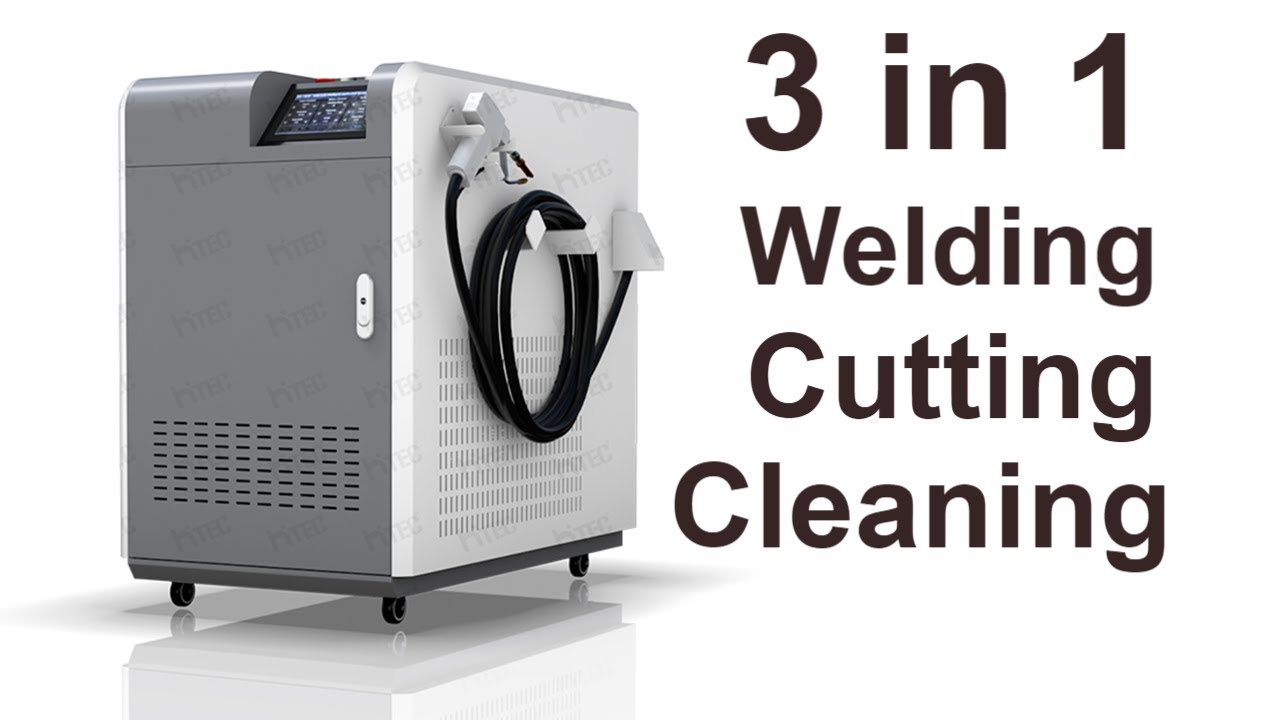 3 in 1 fiber laser welding cleaning cutting machine tutorial - YouTube