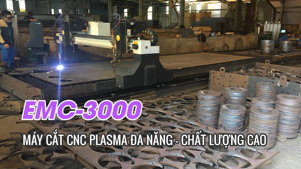 Máy Cắt Plasma CNC Đa Năng Chất Lượng Cao EMC3000 - YouTube