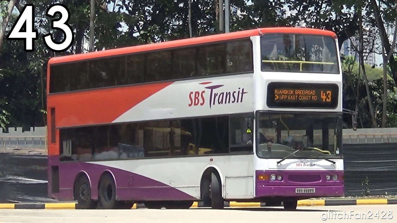 [SBST] (Retired) SBS9689E on Service 43 - Dennis Trident III Duple ...