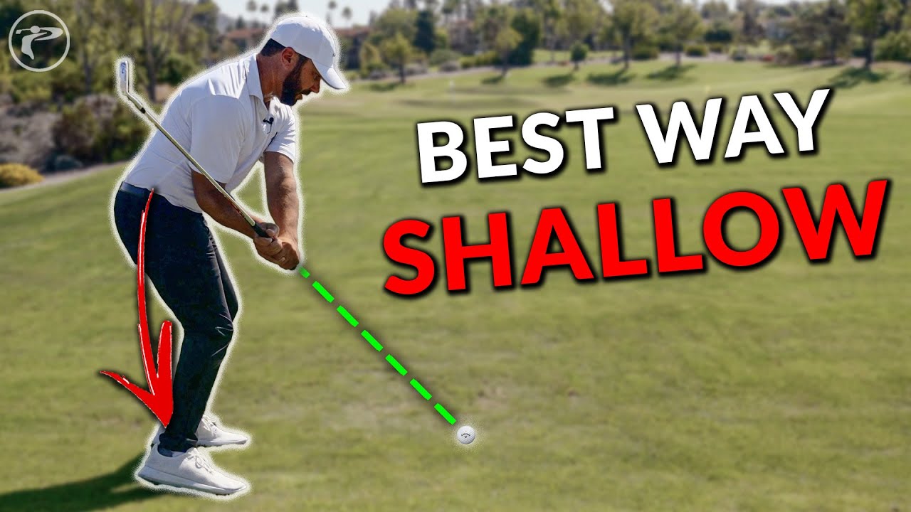 2 Methods To SHALLOW The Golf Club In The DOWNSWING! - YouTube