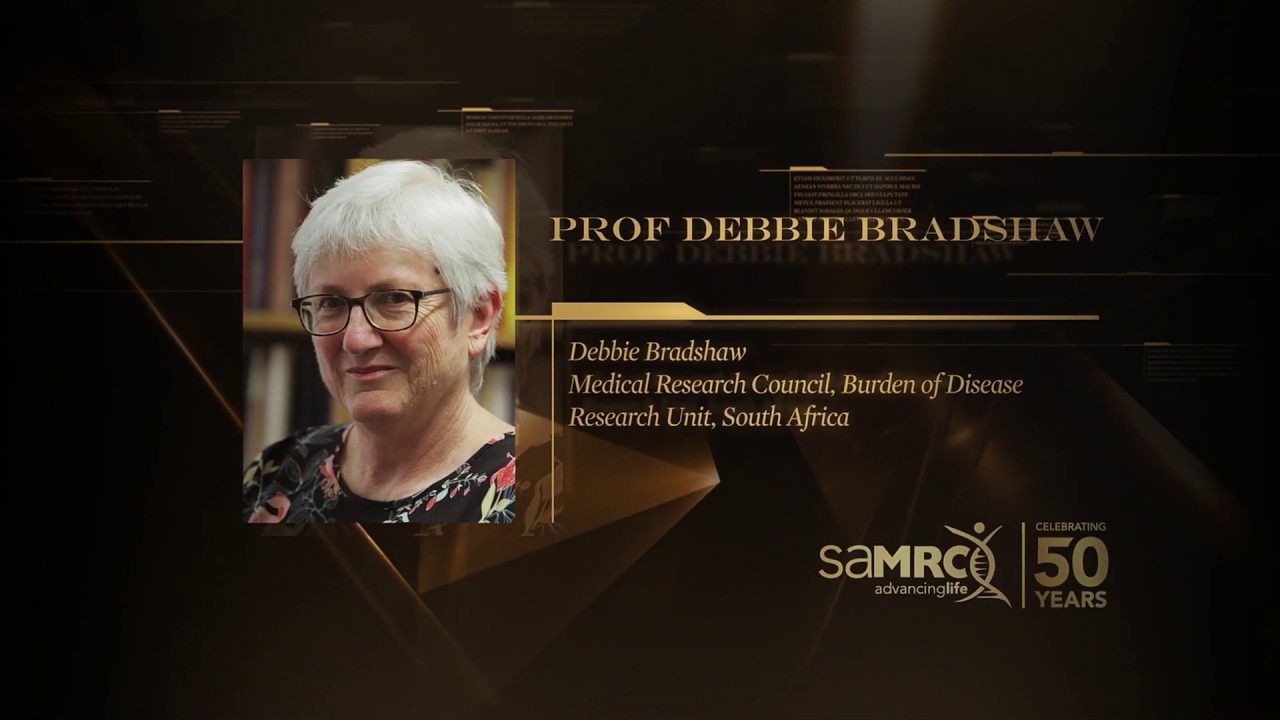 SAMRC Merit Awards 2019 - President's Award - Prof Debbie Bradshaw ...