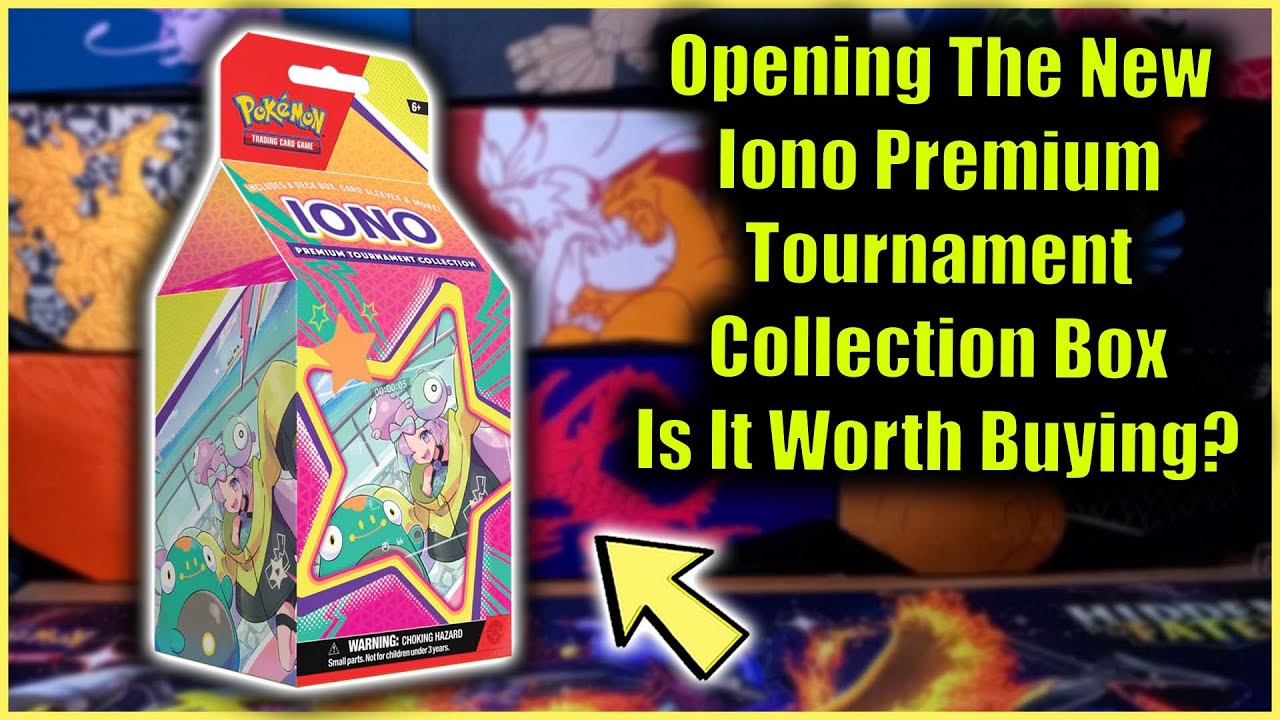Pokémon TCG Iono Premium Tournament Collection Box Opening - YouTube