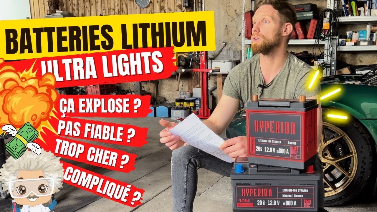 Une Batterie Light Lithium ça explose ?? Tout savoir. - YouTube