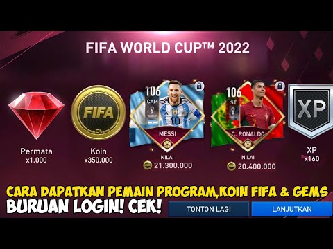 CARA MENDAPATKAN PEMAIN PROGRAM 106,KOIN FIFA & PERMATA/GEMS EVENT FIFA WORLD CUP™ - FIFA MOBILE ...
