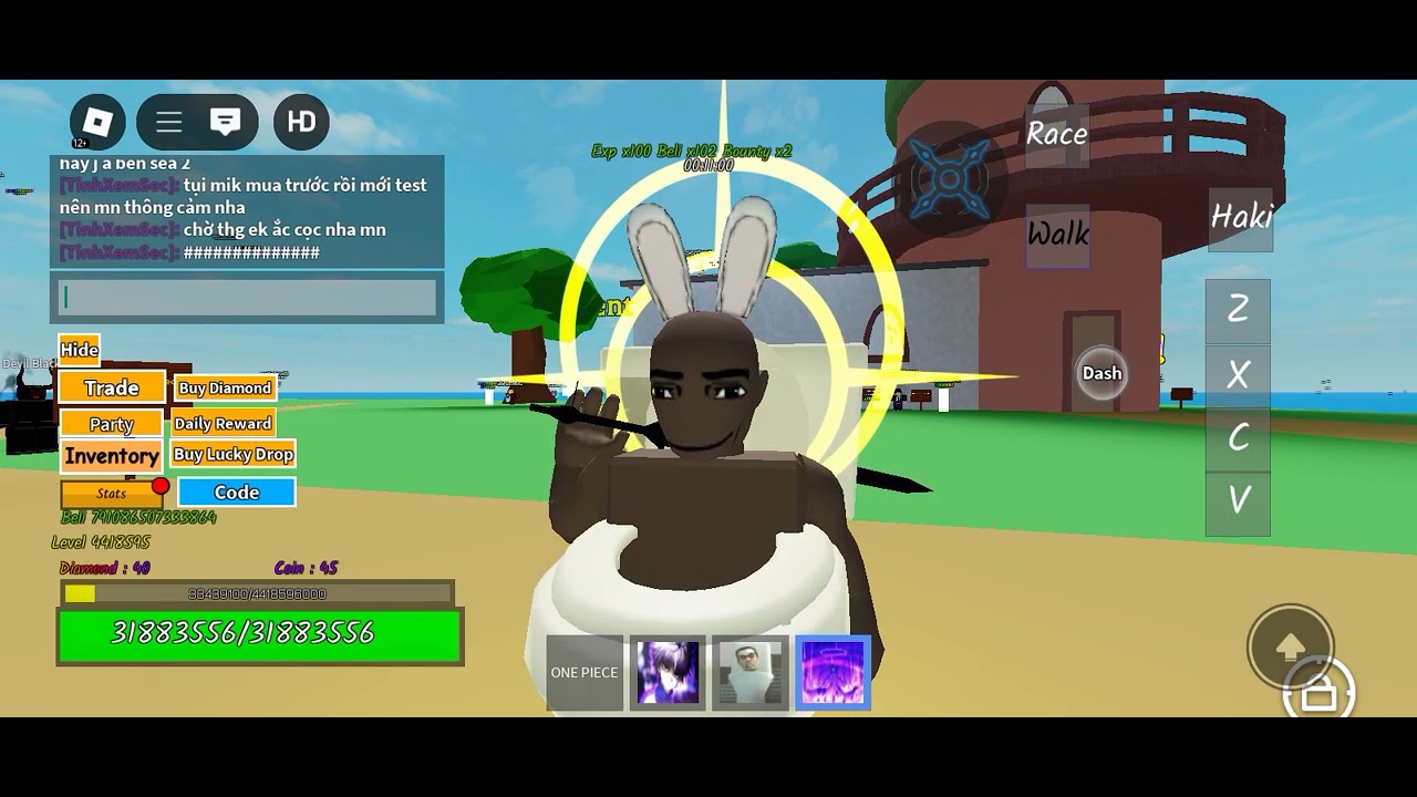 hướng dẫn lấy cid v1 trong | rock fruit the one piece is real | Cre ...