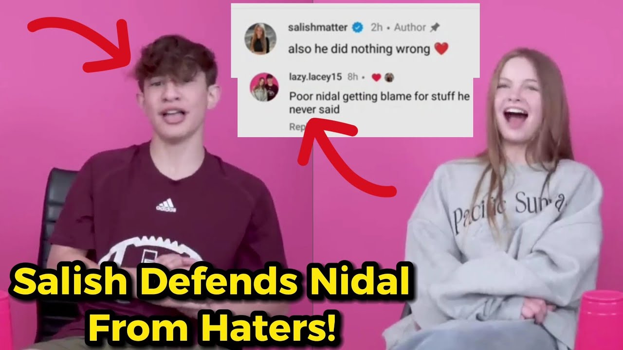 Salish Matter Defends Nidal Wonder After He Called Her "Sh**it'!" - YouTube