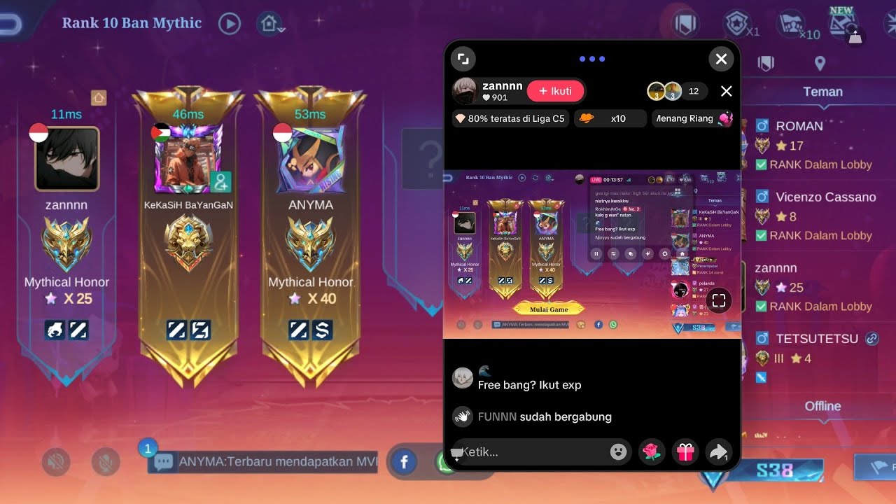 Highlight wan wan mabar vip dari tiktok - YouTube