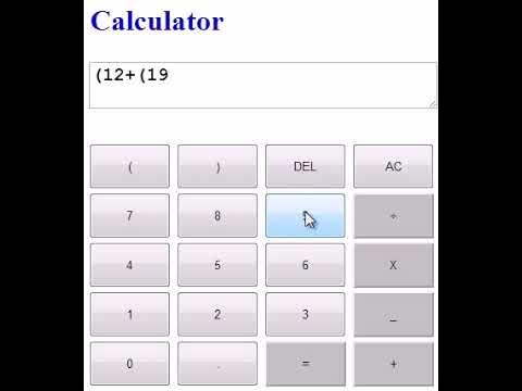 Calculator using ASP.NET with C# - YouTube