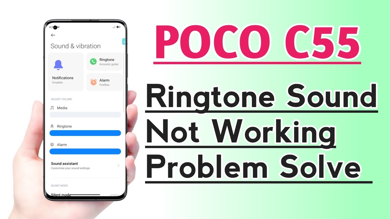 POCO C55 Ringtone Sound Not working problem Solve Hidden Trick - YouTube