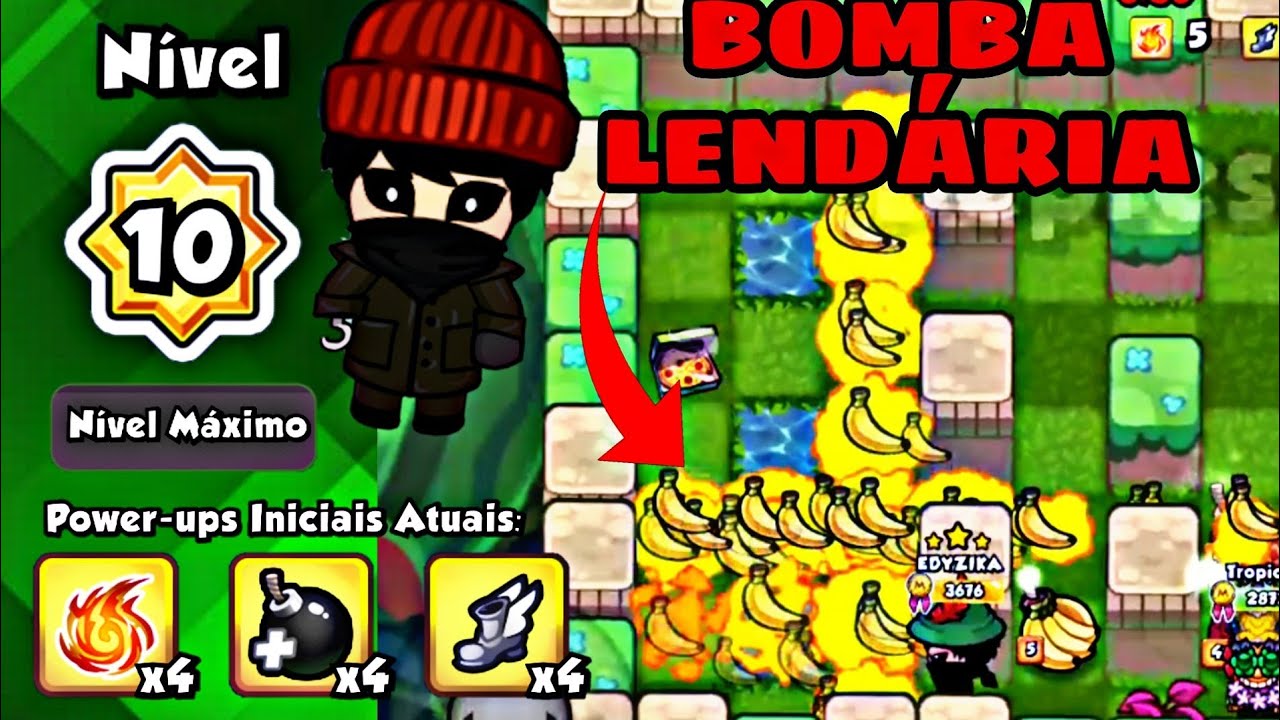 CHEGUEI NÍVEL MÁXIMO! NOVA BOMBA LENDÁRIO (BOMBER FRIENDS) - YouTube