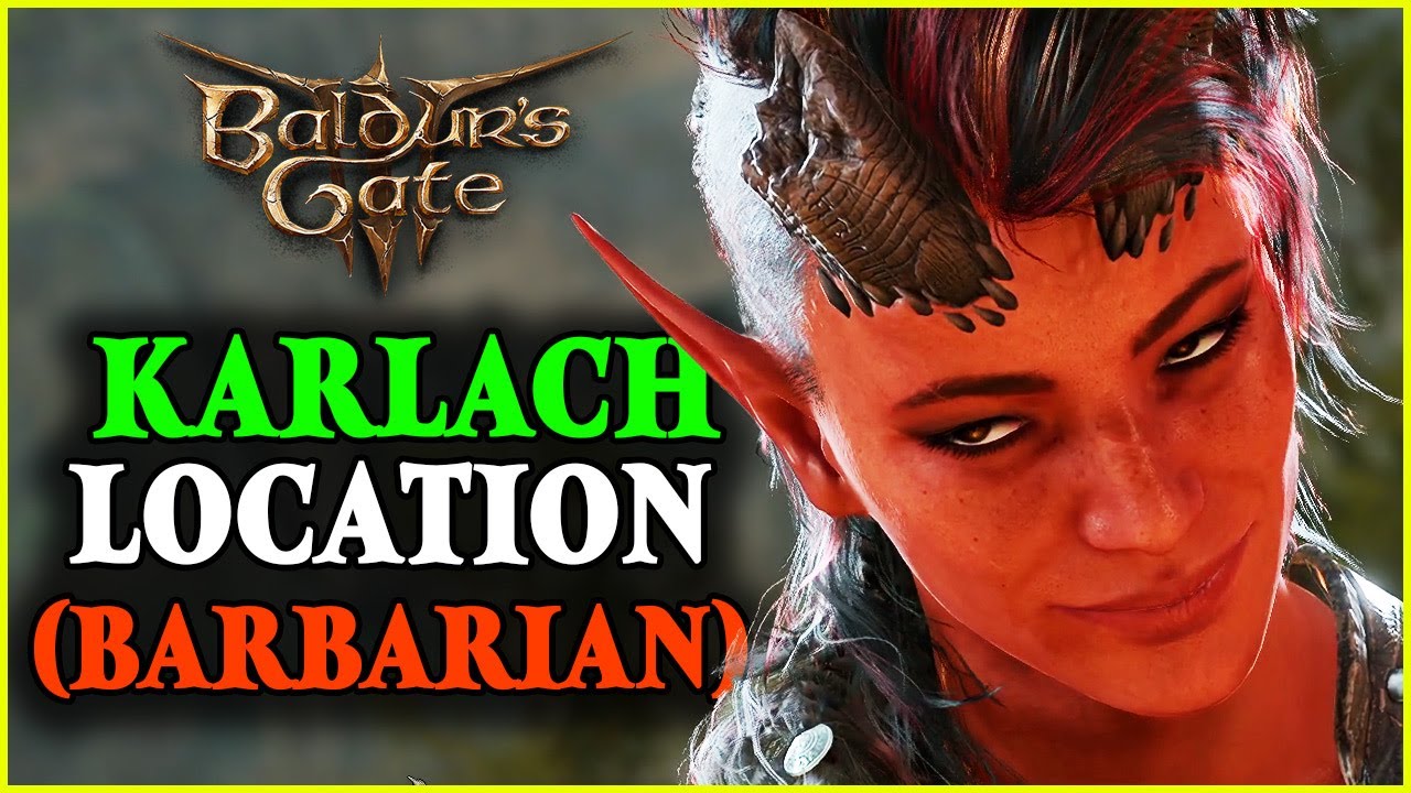 Where to find KARLACH Companion in Baldur's Gate 3 - YouTube