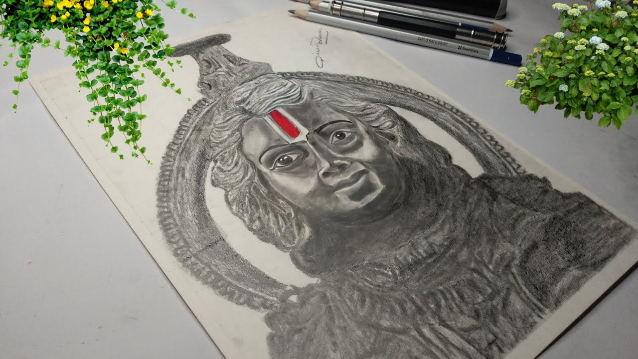 Shree Ram lala🚩 | Drawing step by step | easy Drawing tutorial | Ram ...