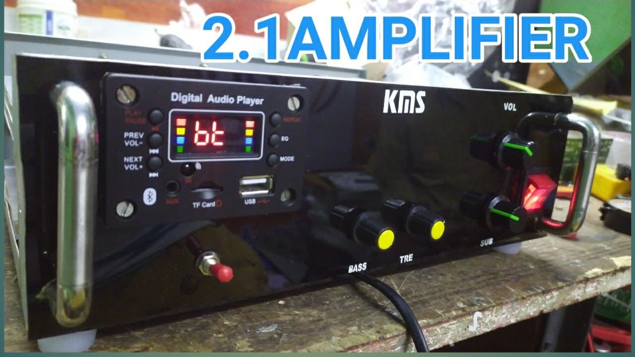 2.1 AMPLIFIER FOR HOME USE / STK4141 / KMS AUDIO BOARDS - YouTube