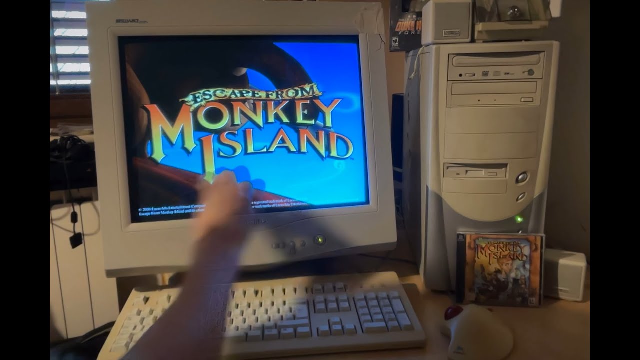 Escape From Monkey Island (2000) | On a Retro PC #monkeyisland - YouTube