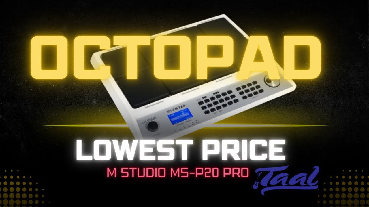 Discover the Power of the New Trending Octopad: Tabla-Dagga-Dholak | Taal Musicals PH - YouTube