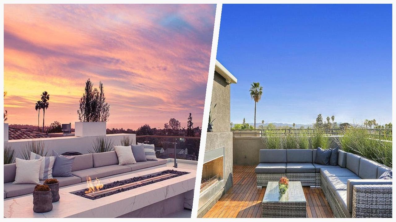 75 Rooftop Deck With A Fire Pit Design Ideas You'll Love 😊 - YouTube