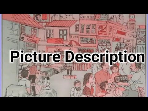 pictures description📗📚|Std 9th/10th|English Grammar| Section E | Q:58 ...