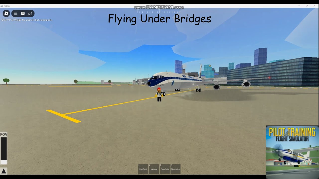 Flying Under Bridges With Passenger Liner In PTFS - YouTube