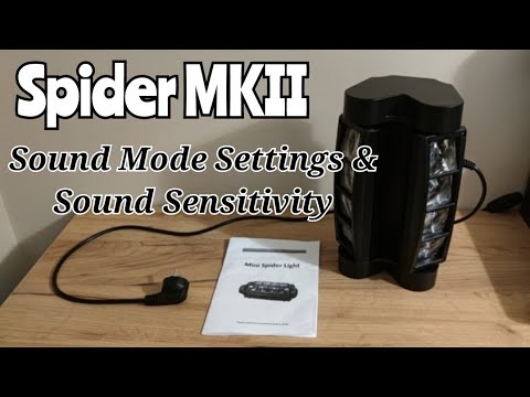 Spider MK2 Ustawnienie Trybu Dzwięku & Czułość | Spider MKII Sound Mode ...