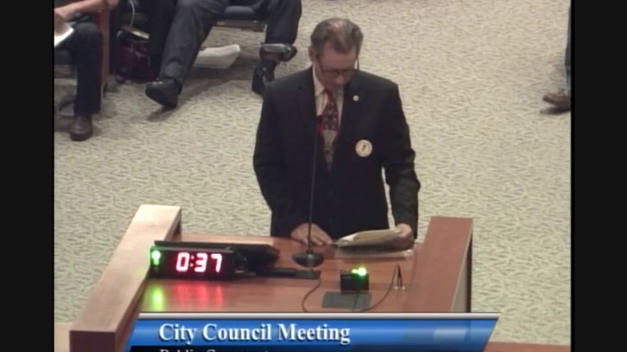 Calvin Hart Addresses the Jacksonville City Council August 22, 2017 ...