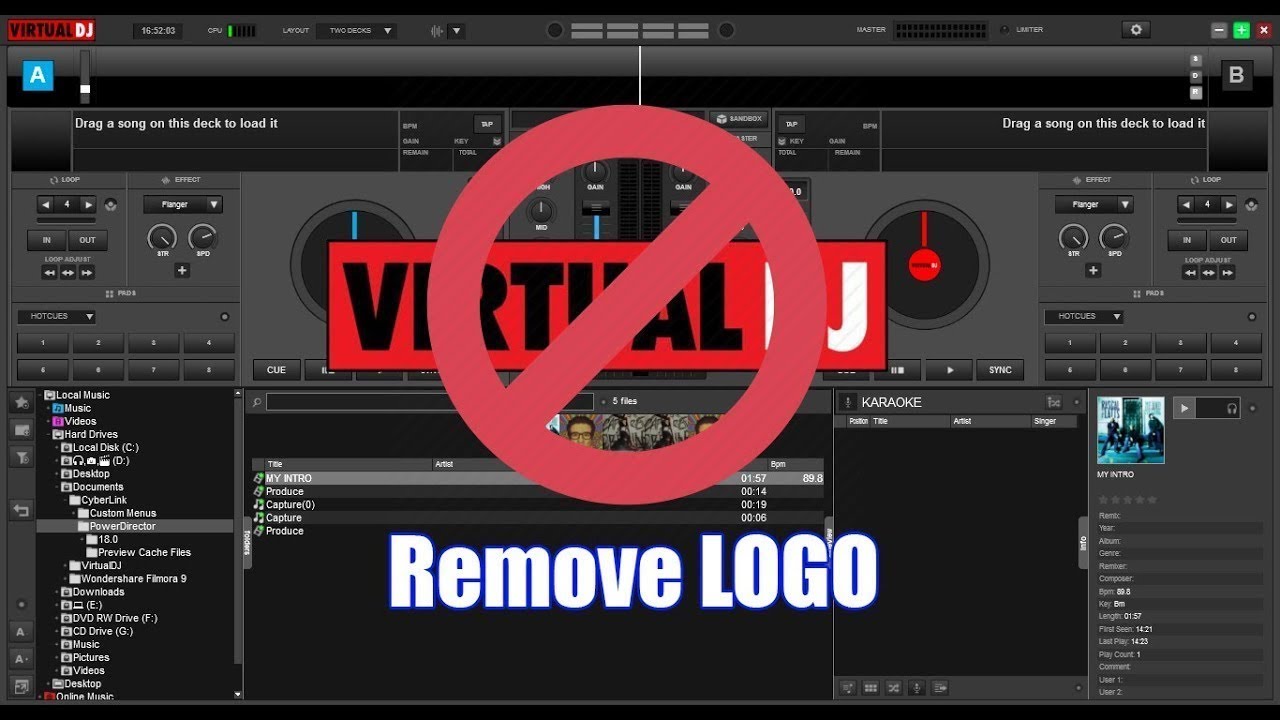 HOW TO REMOVE VIRTUAL DJ LOGO 2025 - YouTube