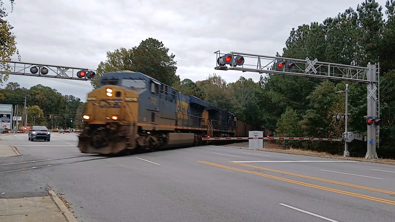 CSXT 742 Leads CSX Train E319 Across Saint Andrews Road On The CN&L ...